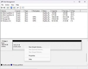 How to Initialise a New SSD Drive in Windows 11 - GeekaWhat