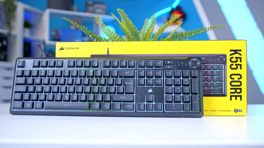 Corsair K55 Core RGB Keyboard Review - GeekaWhat