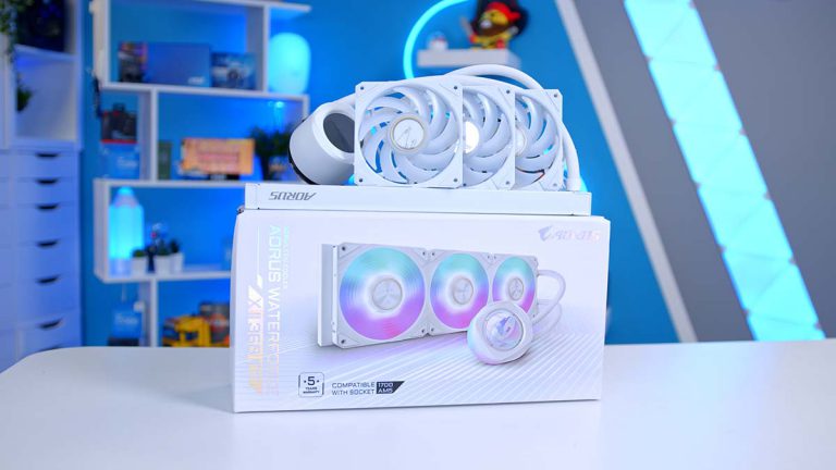 Gigabyte AORUS WATERFORCE X II 360 ICE Liquid CPU Cooler Review - GeekaWhat