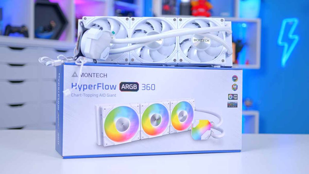 Montech HyperFlow ARGB 360 Liquid CPU Cooler Review - GeekaWhat