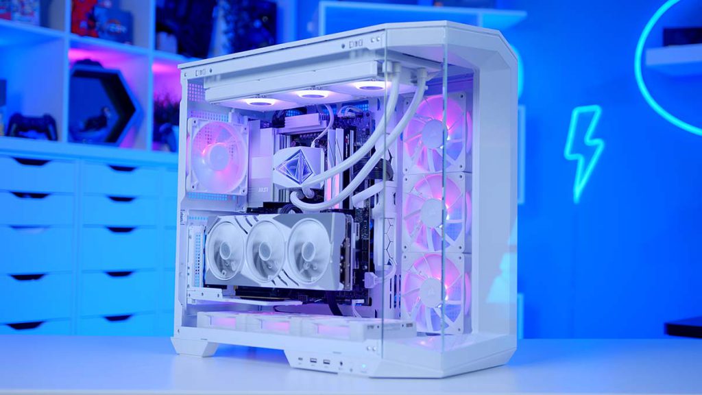 How to Build the White Ryzen 5 9600X Gaming PC! - GeekaWhat