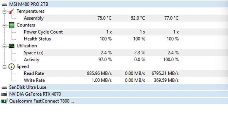 MSI Spatium M480 Pro SSD Review - GeekaWhat