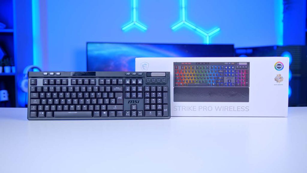 MSI STRIKE PRO Wireless Keyboard Review - GeekaWhat