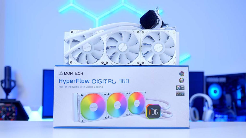Montech Hyperflow Digital 360 Cooler Review - GeekaWhat